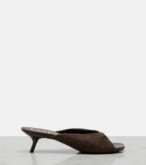 Loewe Square Open-toe Mules