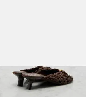 Loewe Square Open-toe Mules