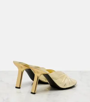 Loewe Paula's Ibiza Pebble Leather Mules