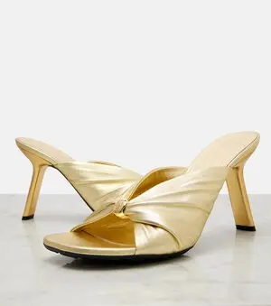 Loewe Paula's Ibiza Pebble Leather Mules