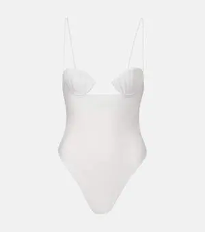 Oseree Underwired Bridal Swimsuit - White