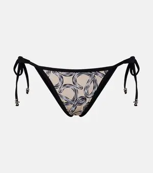 Loewe Paula's Ibiza Anagram Bikini Bottoms - Beige