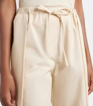 Loewe Paula's Ibiza Cropped Cotton Poplin Pants