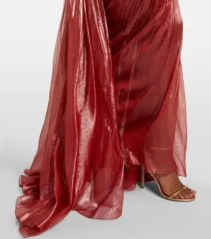 MARIA LUCIA HOHAN Cecilia Draped Gown - Orange