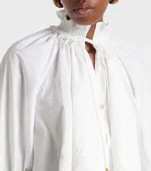 Zimmermann Alchemy Lace-trimmed Cotton Blouse
