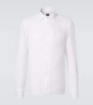Fedeli Linen Shirt - White