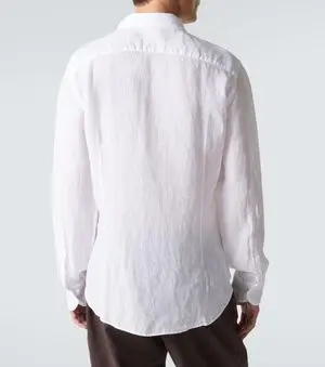 Fedeli Linen Shirt - White