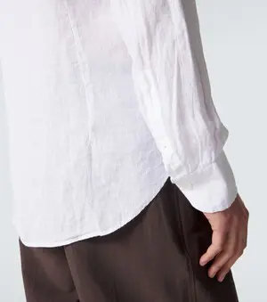 Fedeli Linen Shirt - White