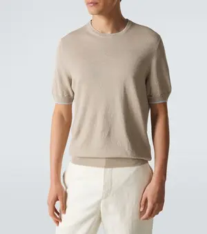 Fedeli Linen And Cotton Sweater - Beige