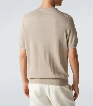 Fedeli Linen And Cotton Sweater - Beige