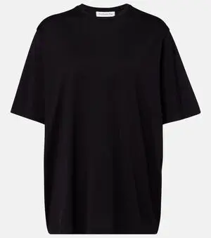 THE FRANKIE SHOP Harper Cotton T-shirt - Black