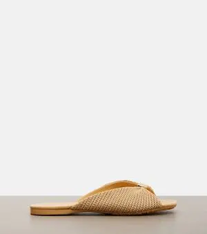 Loewe Paula's Ibiza Pebble Soft Slides - Beige
