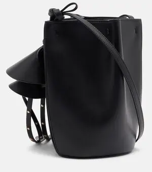 Givenchy Snap Mini Leather Bucket Bag