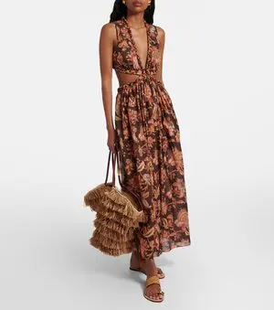AMANU Shela Woven Leather Sandals