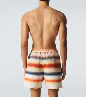 Loewe Striped Swim Trunks