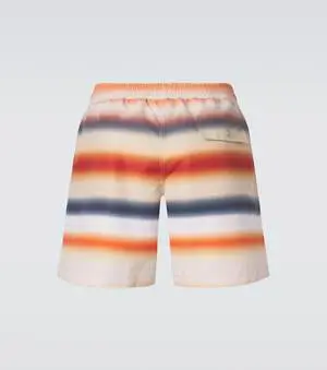 Loewe Striped Swim Trunks