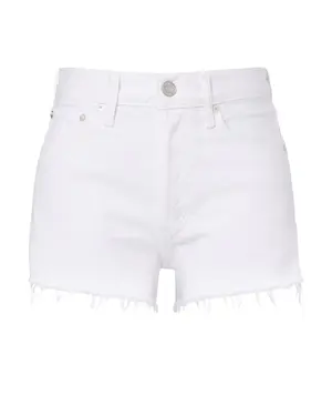 AGOLDE Parker Denim Shorts - White