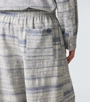Loewe Paula's Ibiza Denim Jacquard Shorts