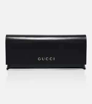 Gucci Gg Shield Sunglasses - Brown