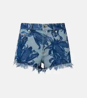 Loewe Raw Edge Hem Shorts For Women