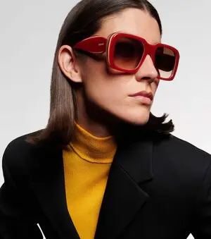 Loewe Square Sunglasses - Orange