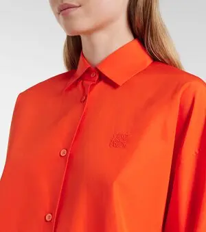 Loewe Paula's Ibiza Cotton Poplin Shirt - Orange