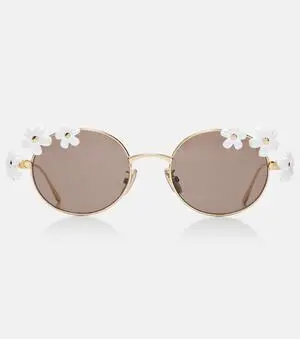 Loewe Paula's Ibiza Daisy Field Round Sunglasses - Blue