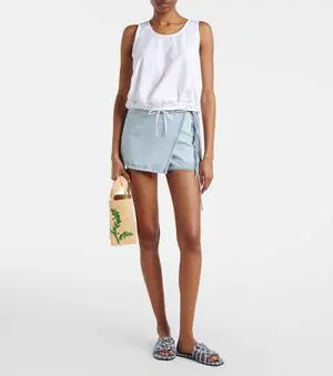 Loewe Paula's Ibiza Denim Skort - Blue