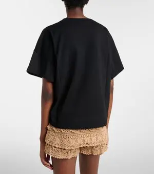 Loewe Paula's Ibiza Anagram Cotton T-shirt - Black