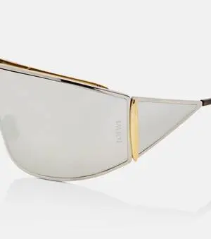 Loewe Signature Shield Sunglasses - Silver