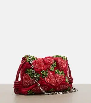 Loewe Paula's Ibiza Flamenco Mini Beaded Clutch