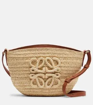 Loewe Paula's Ibiza Eclipse Raffia Crossbody Bag - Beige