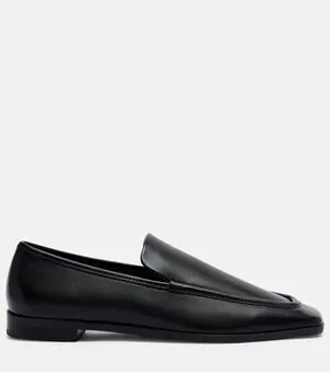 A.emery Lane Leather Loafers - Black