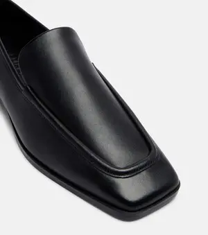 A.emery Lane Leather Loafers - Black