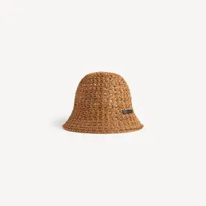 Balenciaga Raffia Bucket Hat - Beige