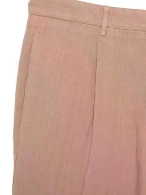 DELL'OGLIO Linen Shorts - Neutrals