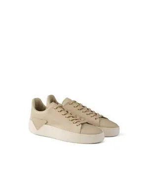 Prada Court Leather Sneakers - Neutral