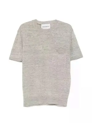 AMARANTO Ribbed Short-sleeve T-shirt