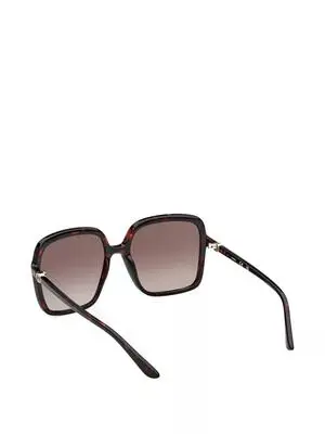 Guess Square-frame Tortoiseshell-effect Sunglasses