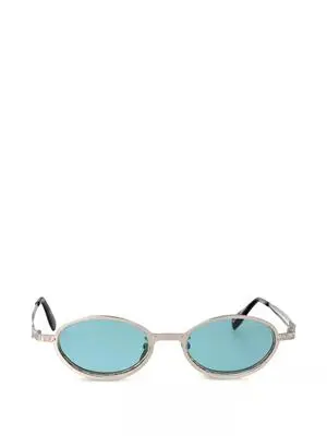 KUBORAUM Maske H18 Oval-frame Sunglasses - Silver