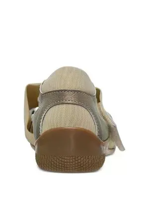 OPEN YY Cross-band Ballet Flats - Neutrals