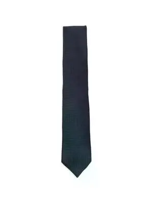 Zegna Patterned Neck Tie - Blue