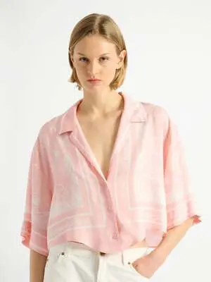 Balmain Printed Foulard Twill Pyjama Shirt