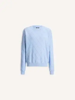 Balmain Vintage Knit Jumper - Blue