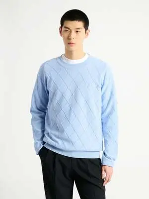 Balmain Vintage Knit Jumper - Blue