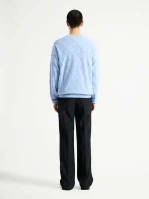 Balmain Vintage Knit Jumper - Blue