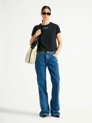 Balmain Embroidered T-shirt - Black