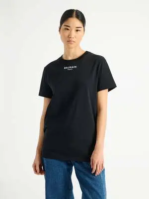 Balmain Embroidered T-shirt - Black