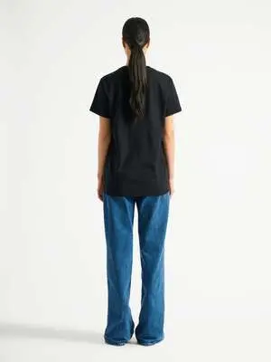 Balmain Embroidered T-shirt - Black