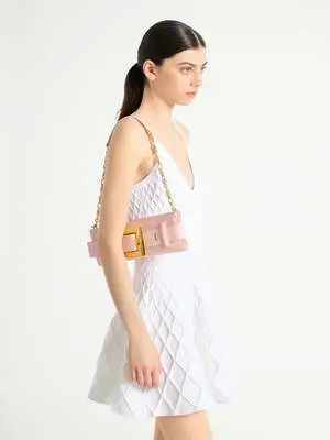 Balmain Anthem Clutch - Pink
